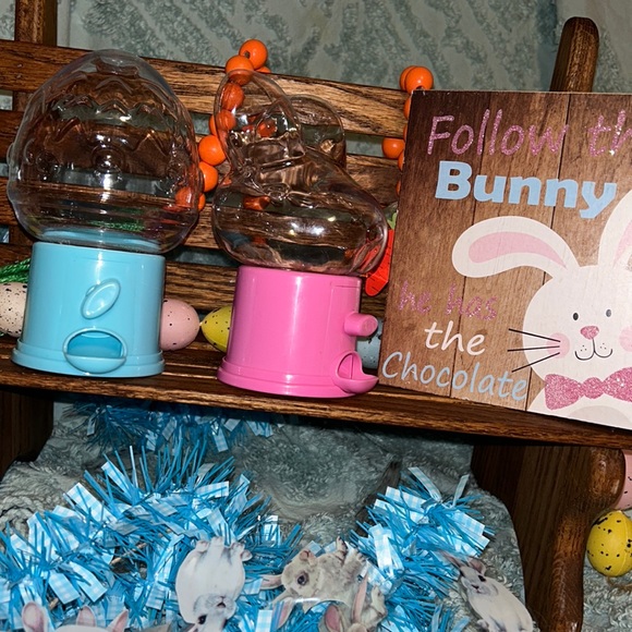 Accents | Copy Easter Egg Farmhouse Easter Bunny Gumball Machine Lot ...